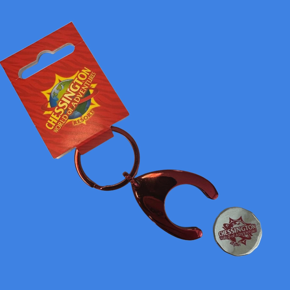 CWOAR Trolley Token Keyring – Chessington World of Adventures Resort