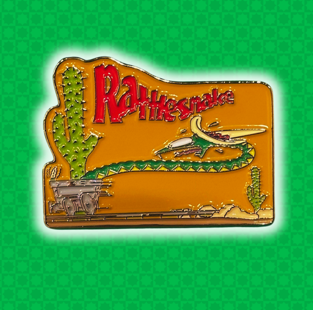 Rattlesnake Pin Badge – Chessington World of Adventures Resort
