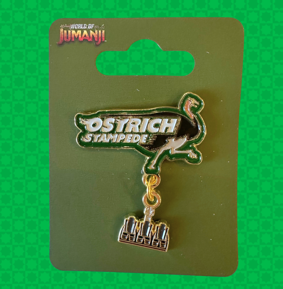 WOJ Ostrich Stampede Pin Badge 2025 – Chessington World of Adventures ...